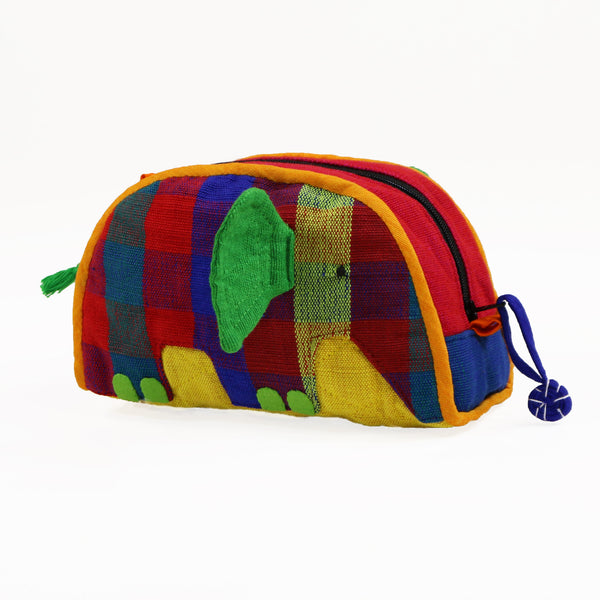 Elephant Zip Pouch, Caboose - Lionheart Imports