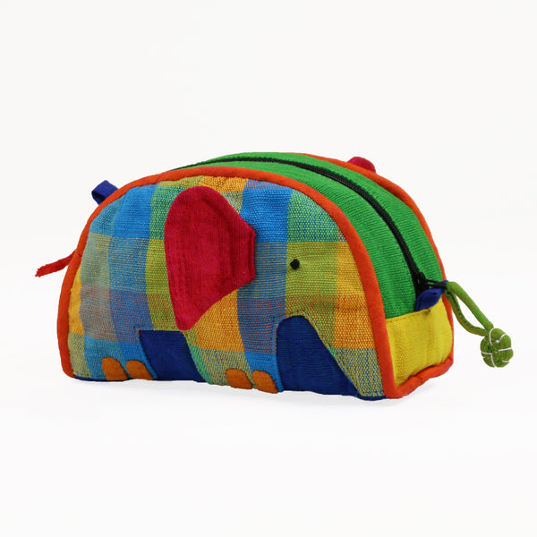 Elephant Zip Pouch, Lily Pad - Lionheart Imports
