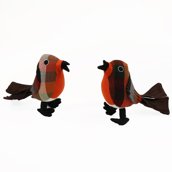 Barefoot Handmade Red Robin Christmas Decorations - Lionheart Imports