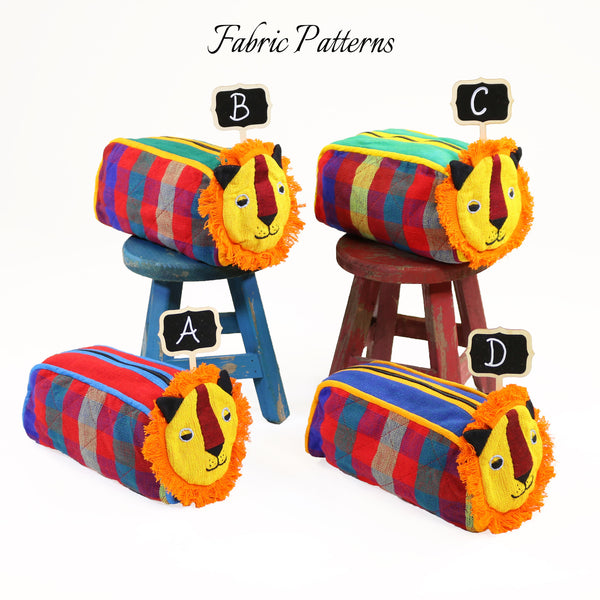 Lion Zip Pouch, Caboose - Lionheart Imports